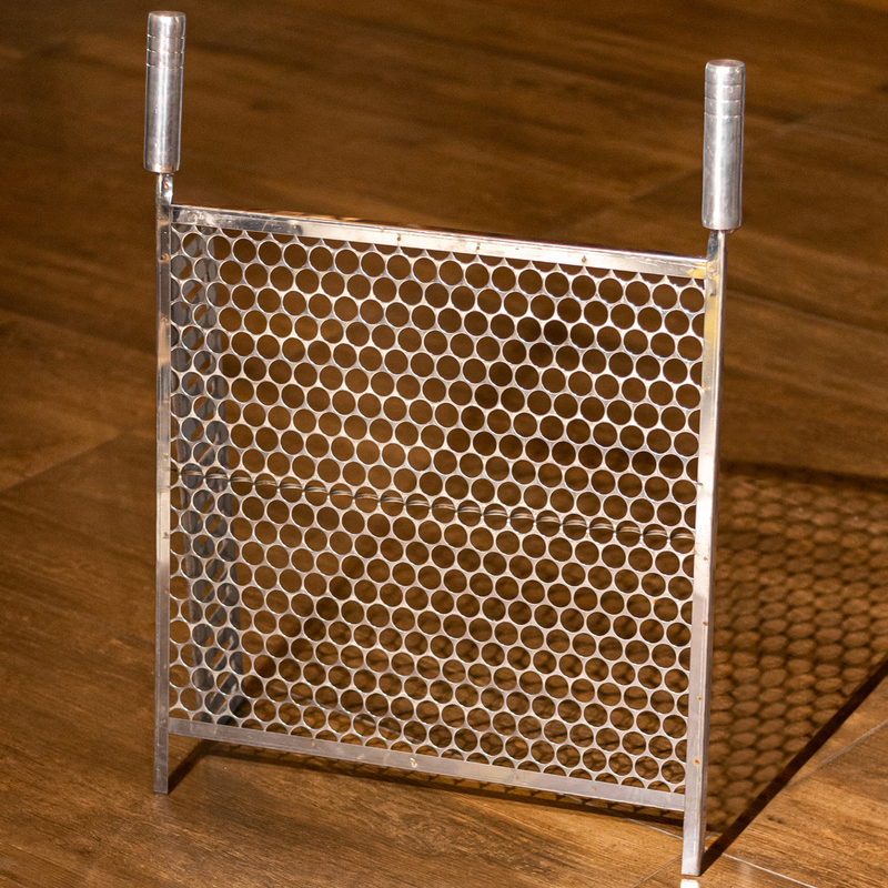 Grelha para Churrasqueira de Aço Inox – Fundifer | Arte em Fundidos